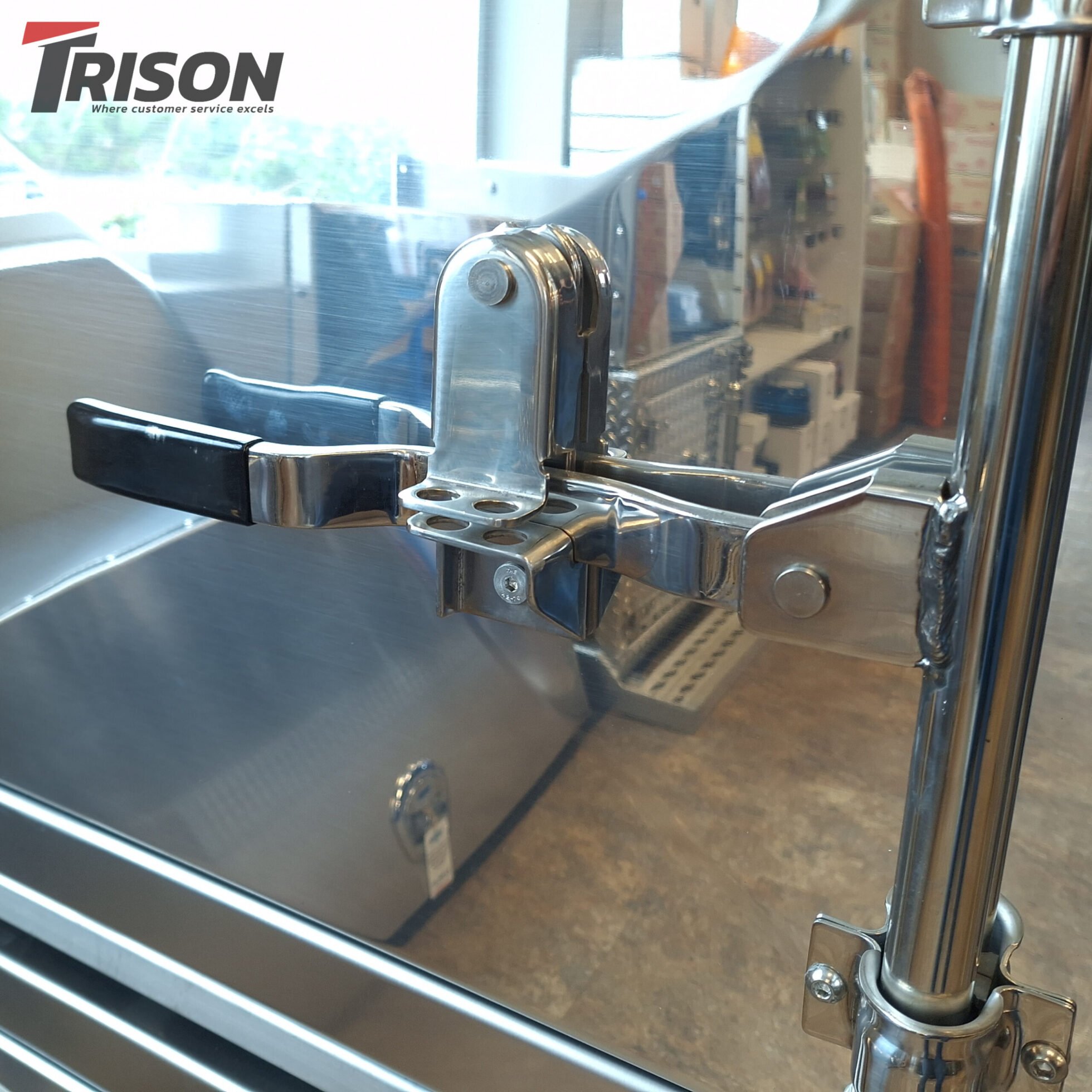 Handle And U-clip For Stainless Cam-Lock Hardware Kit - Trison Tarps Inc.