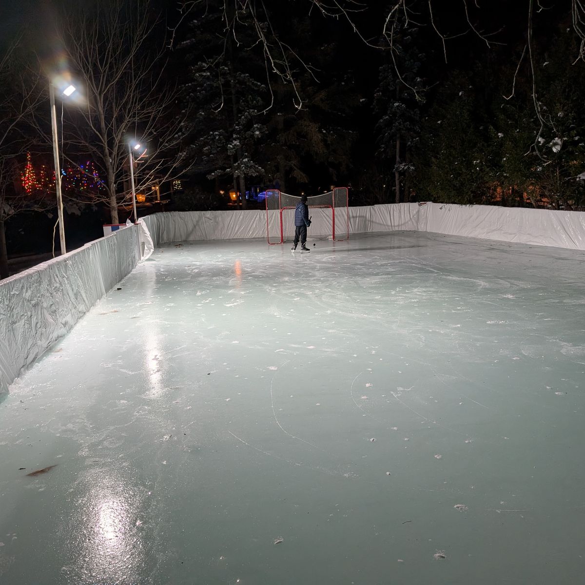 Ice Rink Tarp - Backyard Rink Liner - Trison Tarps Inc.
